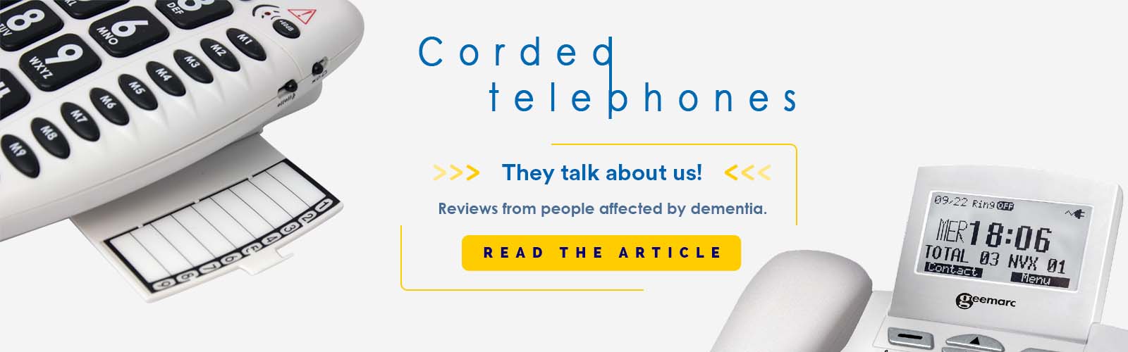 Corded phones Archives - Geemarc UK